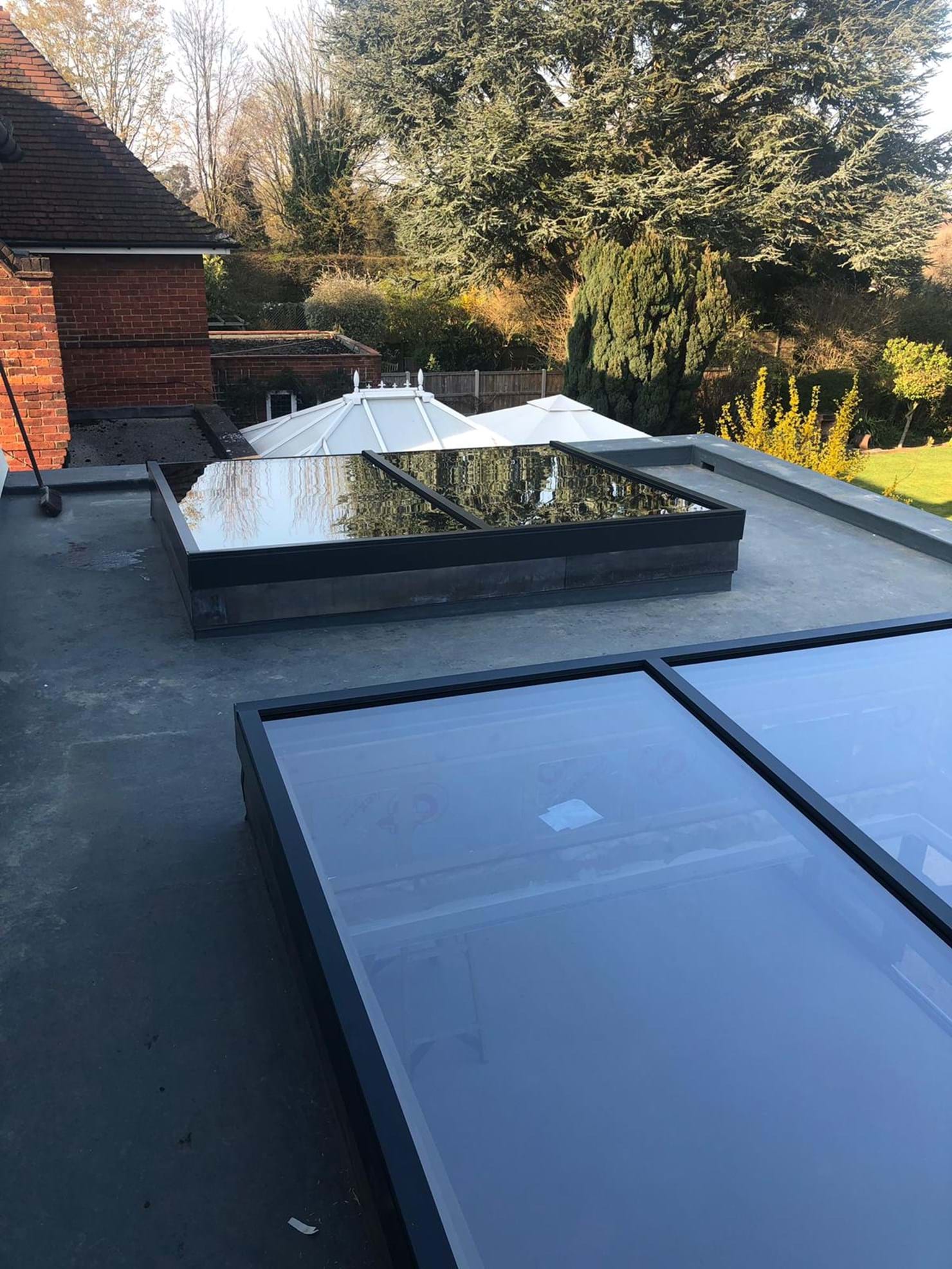 Flat Rooflights with solar control glazing in Hampstead