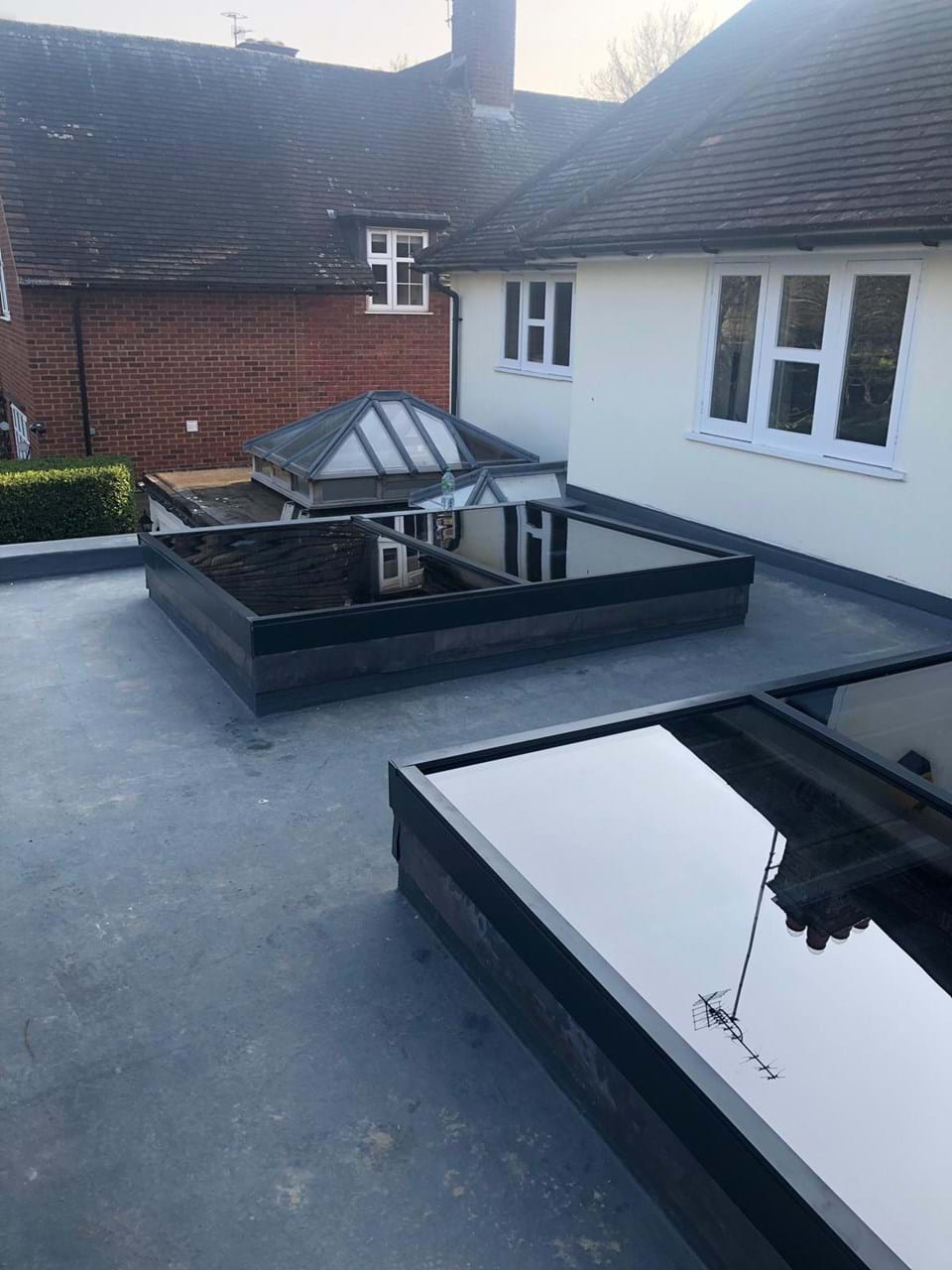 Flat Rooflights with solar control glazing in Hampstead