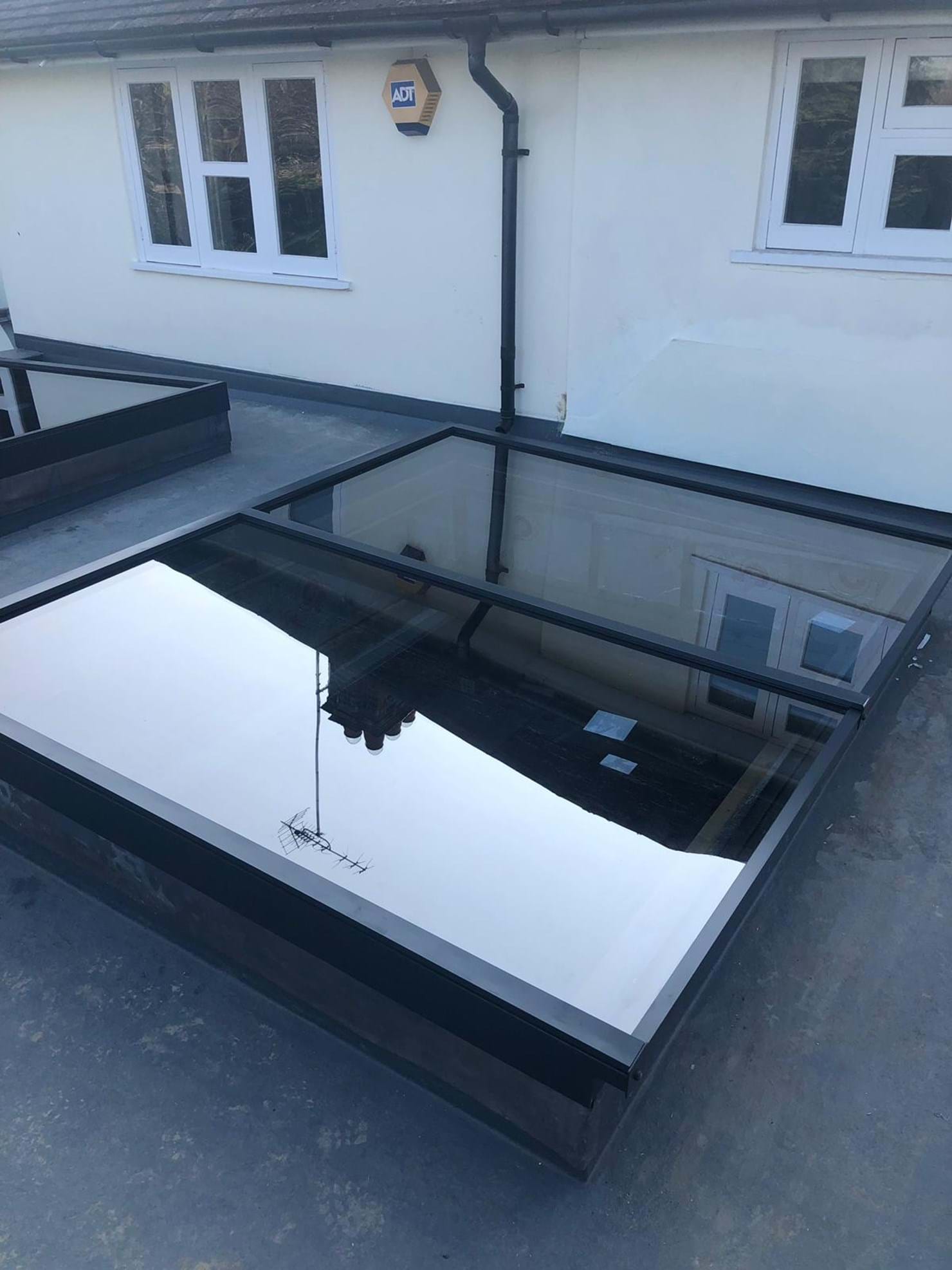 Flat Rooflights with solar control glazing in Hampstead